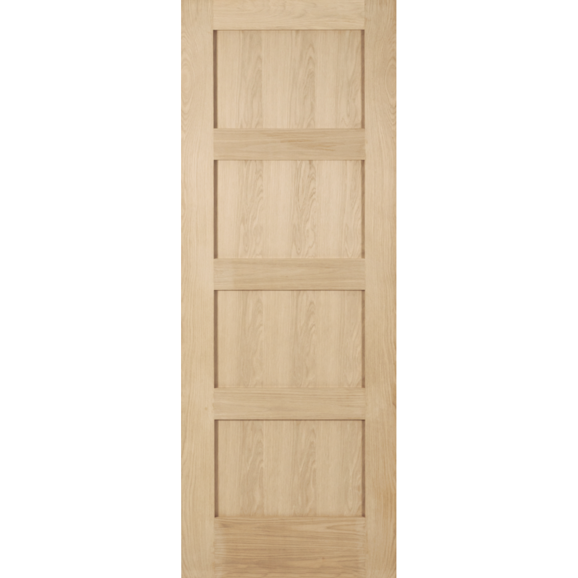 Oak Shaker 4 Panel Sliding Door System – Green Tree Doors